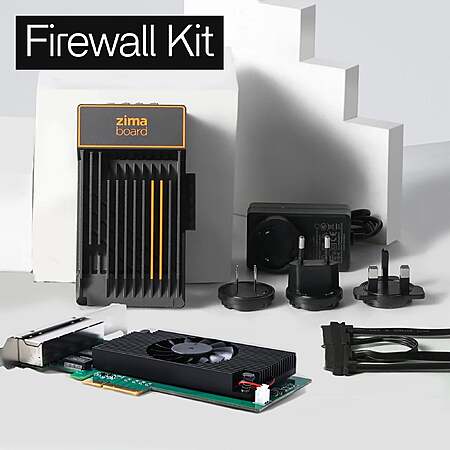 ZimaBoard 232 PCIe x4 to 4-Port 2.5 Gigabit Ethernet Firewall Kit ...