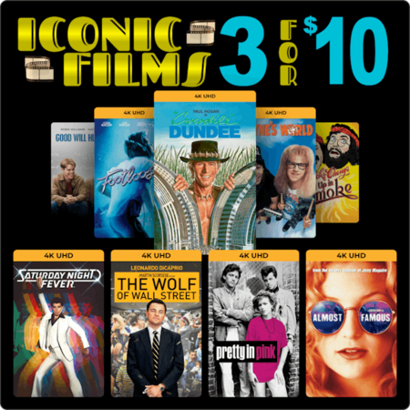 3 for $10 Iconic Digital Films: The Wolf of Wall Street, Invasion of ...