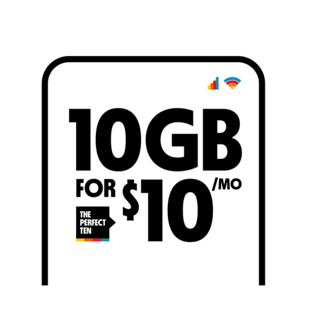 6-Month Smartless Mobile: The Perfect Ten: Unlimited Talk/Text + 10GB Data - 2025-09-14