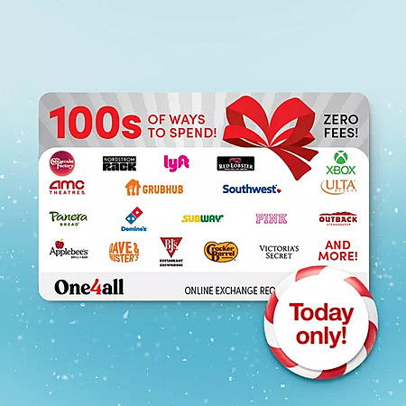 $100 One4All Ultimate Swap eGift Card (Email Delivery) + $15 Target ...