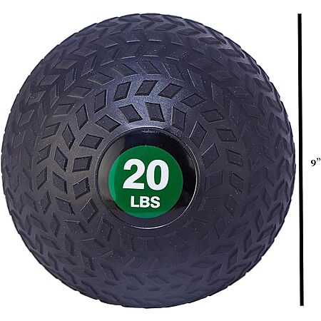 20-Lbs. Fitvids Weighted Medicine Fitness/Workout Slam Ball - 2025-11-20