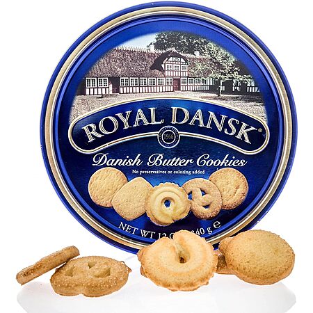 12-Oz Royal Dansk Danish Butter Assorted Cookies Tin - 2025-12-08