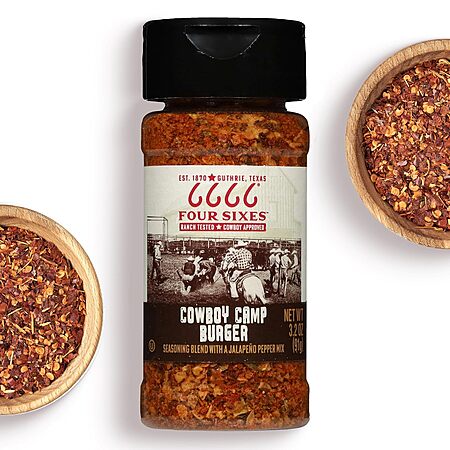 3.2-Oz 6666 Four Sixes Cowboy Camp Burger Seasoning - 2026-01-13