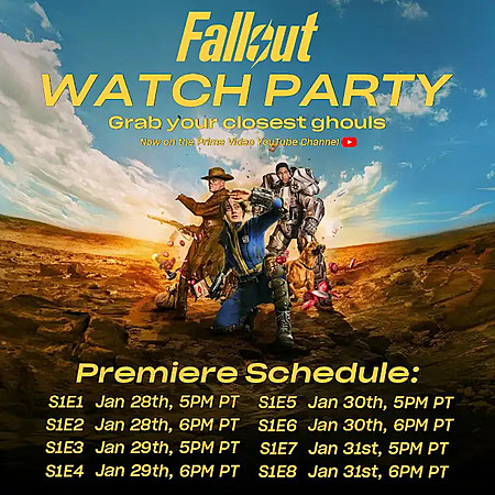 Fallout Watch Party: Fallout: Season 1 (2024) (Digital TV Episodes ...