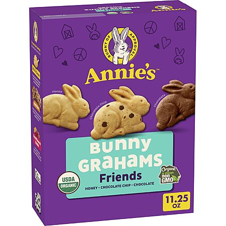 [S&S] $4.40: Annie's Organic Friends Bunny Grahams, Chocolate Chip ...