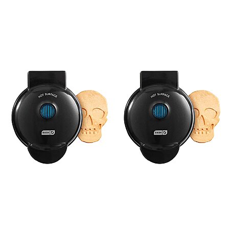 $13.17: Dash Mini Waffle Maker 2 Pack, Individual Waffles Hash Browns ...