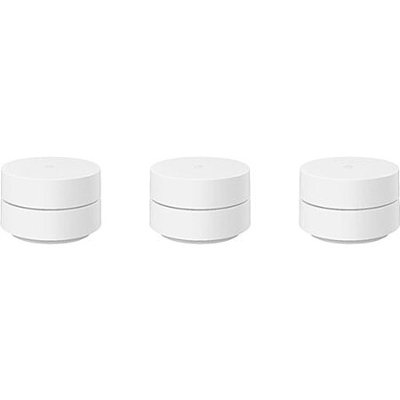 Google - Wifi - Mesh Router (AC1200) - 3 pack - White $118.99