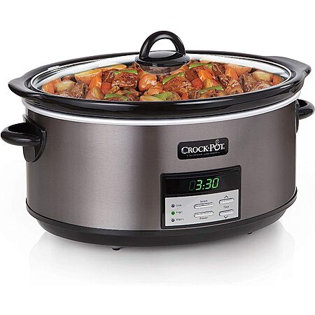 Crock-Pot Large 8 Quart Programmable Slow Cooker with Auto Warm Setting ...
