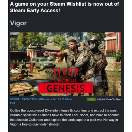 [Steam Game] Vigor (Free till 09/19) - 2024-09-18