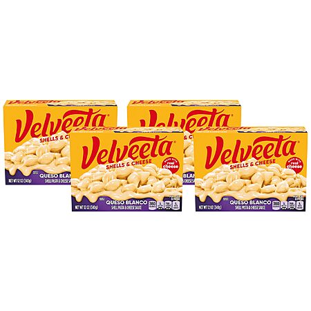 Velveeta Shells Cheese Queso Blanco Shell Pasta Cheese Sauce