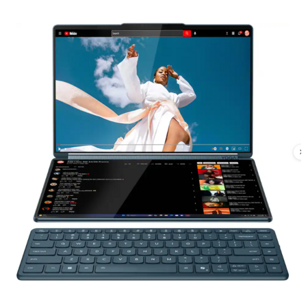 Open Box Lenovo - Yoga Book 9i 2-in-1 14" 2.8K Dual Screen OLED ...