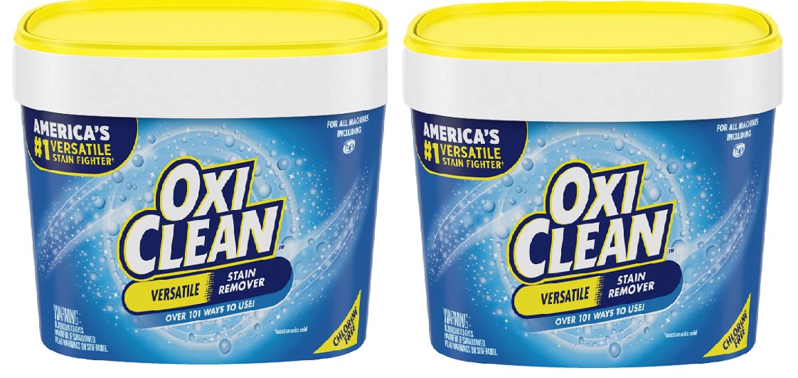 3-Lb OxiClean Versatile Stain Remover Powder 2 for $12.08 ($6.04 each ...