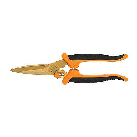Prime Members: 8" Fiskars Titanium Nitride No. 8 Shop Snip Heavy Duty ...