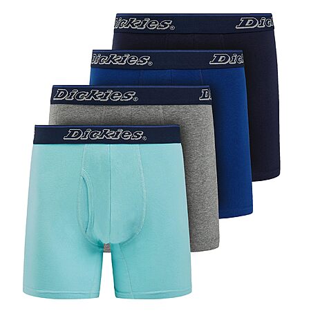 4-Pack Dickies Men's Underwear Boxer Briefs (various colors) - 2025-09-14