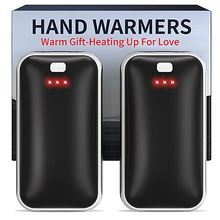 2-Pack Lerat Rechargeable Portable Electric Hand Warmers (Black) - 2025 ...