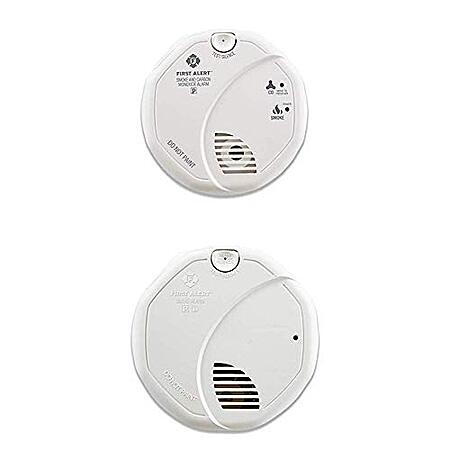 Combo Pack: FIRST ALERT Smoke & Carbon Monoxide Detector + Dual-Sensor ...