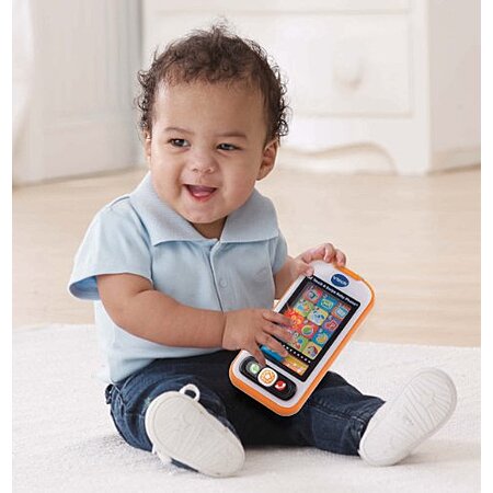 VTech Touch and Swipe Baby Phone w/ Lights & Sounds, Orange $8.50 + FS ...
