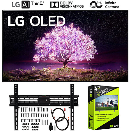 55" LG OLED55C1PUB 4K Smart OLED TV (Certified Refurbished) + 4-Yr Warranty