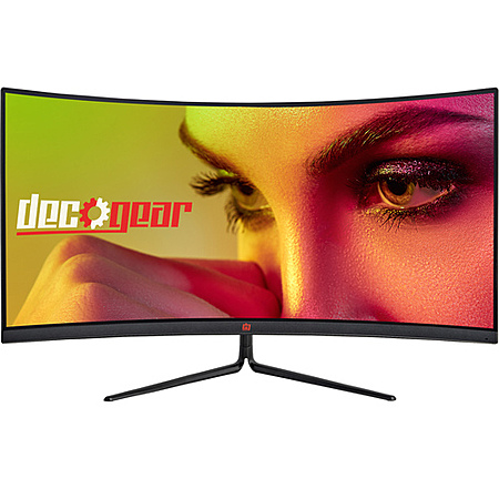 30" Deco Gear 200Hz 2560x1080 Curved Gaming Monitor $130 + free s/h ...