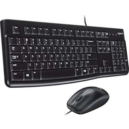 Logitech Desktop MK120 (Keyboard + Mouse) $10 + free s/h