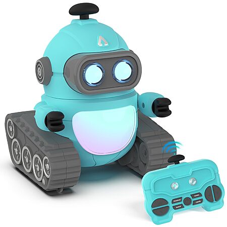 Gilobaby Programmable RC Robot w/ LED Eyees Dance, Moves & Flexible ...