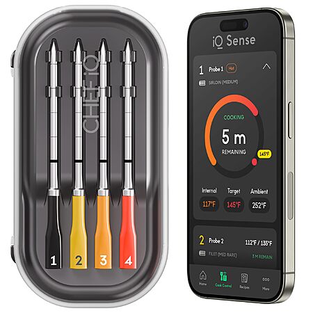 4-Probe Chef iQ Sense Gen 3 Smart Wireless Meat Thermometer - 2025-09-07