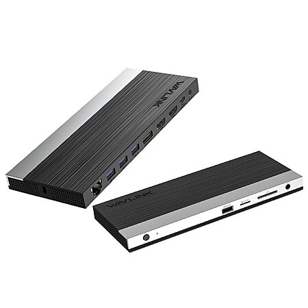 WAVLINK 4K USB-C & Ethernet Docking Station with 100W PD $36 + Free S/H ...