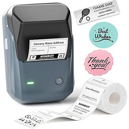 (prime) NIIMBOT B1 Thermal Label Printer + 230-Ct Labels $15 + Free S/H ...