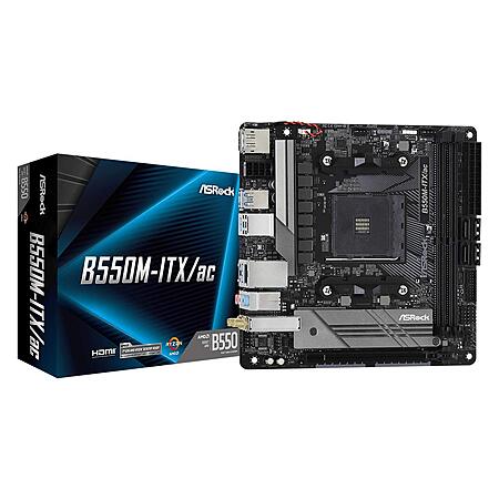 ASRock B550M-ITX/AC AMD AM4 Mini ITX Motherboard - 2026-03-15